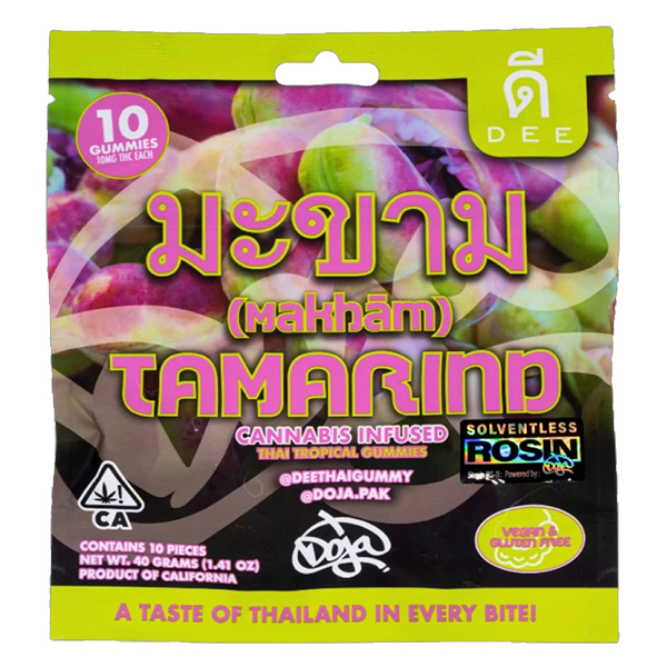Buy Dee Thai THC Infused 10mg Thai Tropical Gummies - Tamarind Online - OWD