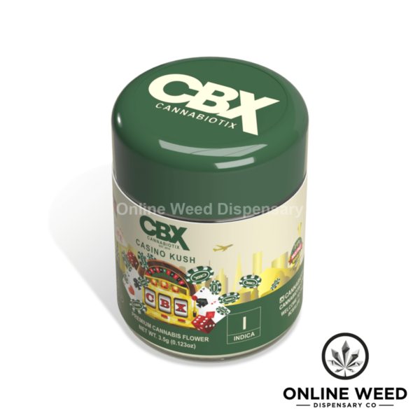 Buy CBX Cannabiotix Flower 3.5g- Casino Kush (Premium Bud) Online - OWD