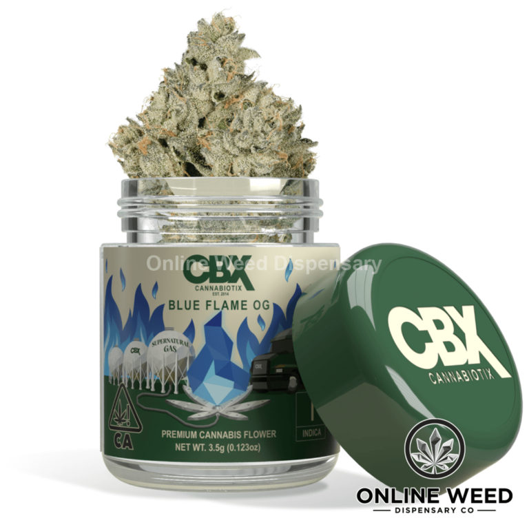 Buy CBX Cannabiotix Flower 3.5g- Blue Flame OG (Premium Bud) Online - OWD