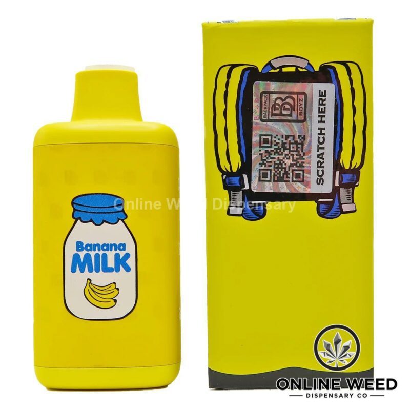 Buy Backpackboyz - Banana Milk Live Resin Disposable Vape Online - OWD