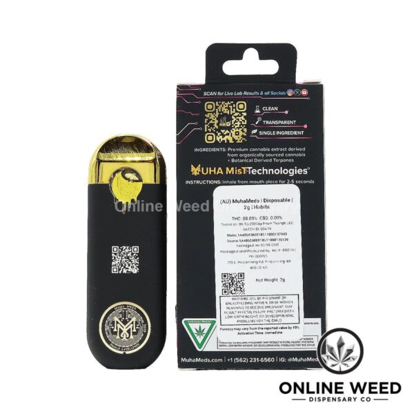 Buy Muha Meds 2g All-In-One Disposable Vape - Habibi Online - OWD