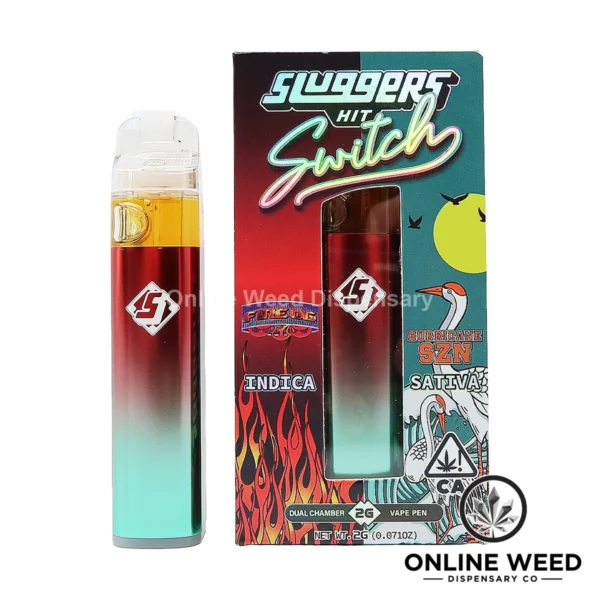 Buy Sluggers Hit Switch 2g Disposable Vape - Fire OG + Hurricane Szn ...